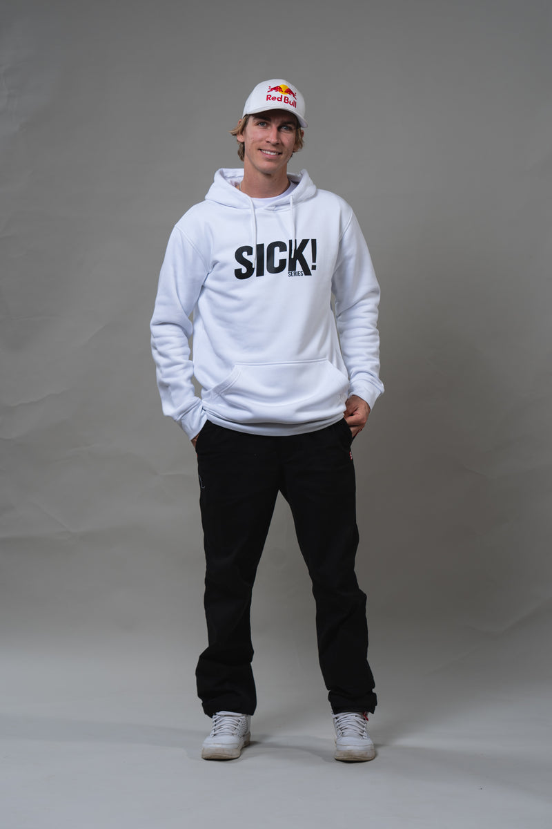 Sick Hoodie "In my Blood" - White Edition – SICK! by Fabio Wibmer