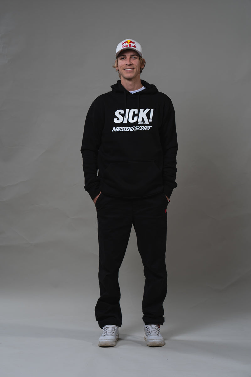 SICK! x M.O.D Collab Retro Hoodie - Black Edition – Sick by Fabio Wibmer